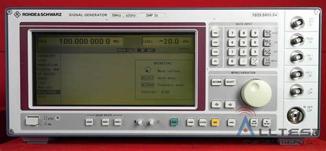 SMP04 Rohde And Schwarz Alltest Instruments