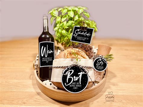 Einweihungsgeschenk Etiketten Brot Salz Einzugsgeschenk Etsy De