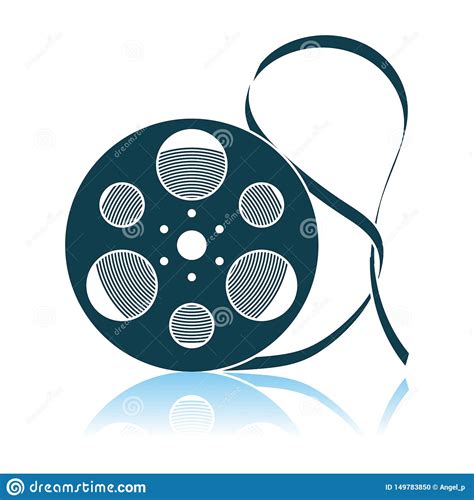 Icono Del Carrete De La Pel cula Ilustración del Vector Ilustración