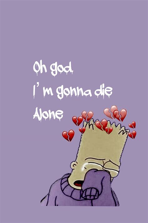 Best Of Instagram Bart Simpsons Wallpaper Sad Pictures