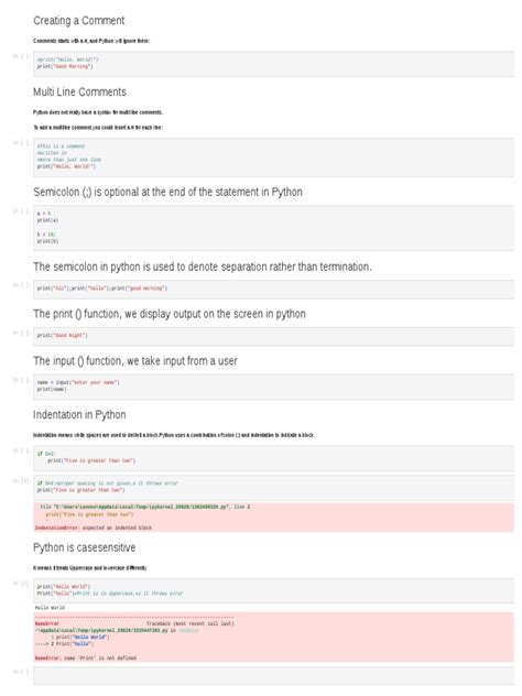 python syntax pdf