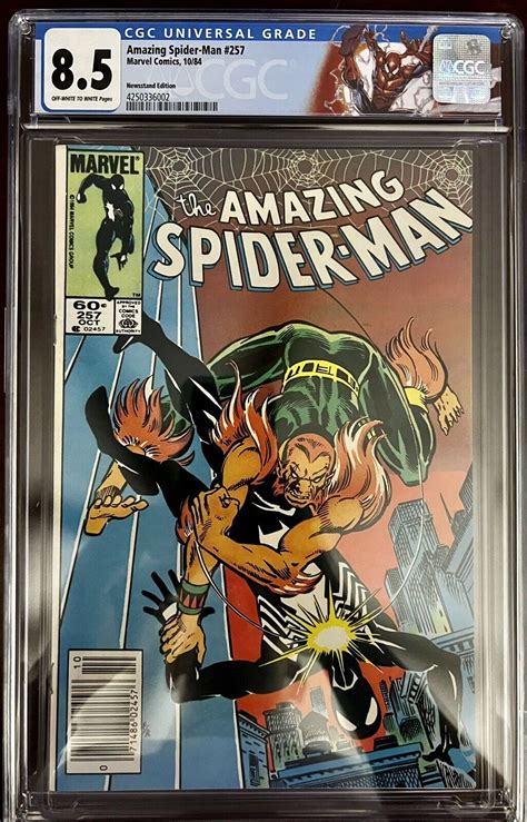 Amazing Spider Man 257 CGC 8 5 Newsstand 1st App Of Ned Leeds As