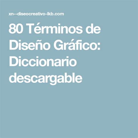 T Rminos De Dise O Gr Fico Diccionario Descargable Sketch Cool Art