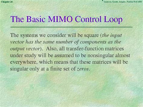control system design ch 20 analysis of mimo control loops chapter 20 slide 37 of 106 the