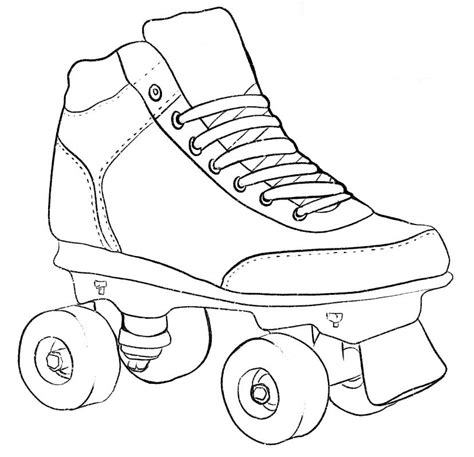 Coloring Pages Roller Skates