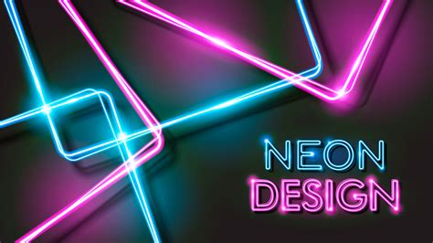 Neon Black Background Design Vector Art At Vecteezy