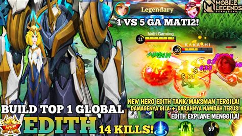 LEGENDARY BUILD TOP 1 GLOBAL EDITH PHYLAX NEW HERO TANK MAKSMAN