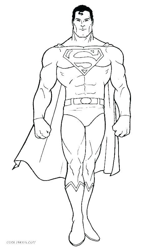 Superman Free Coloring Pages