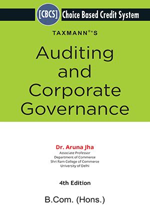 Buy Auditing And Corporate Governance By Aruna Jha Taxmann Books