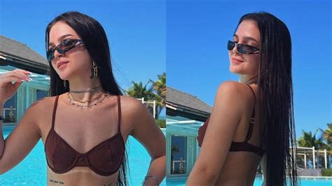 Mel Maia empina bumbum e exibe beleza de biquíni em Pernambuco Paz