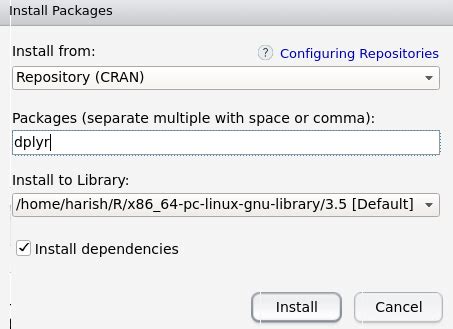 Installing R Packages From Inside RStudio Hands On Exploratory Data