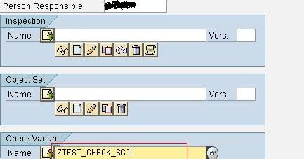 SAP ABAP Central Creating Code Inspector Check Variant For Client