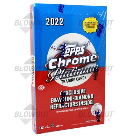 2022 Topps Chrome Platinum Anniversary Baseball Lite 16 Box Case