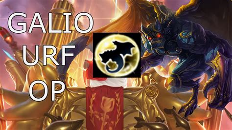 GALIO URF MOST OP Ultra Rapid Fire League Of Legends Triple KIll