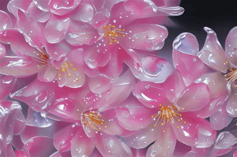 Crystal Cherry Blossom Creative Fabrica