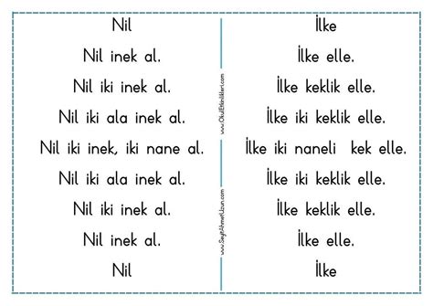 Dik Temel Harfler i Sesi Hızlı Okuma Metni pdf formatında dosyaya