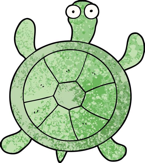 Cartoon Green Turtle Vector Art At Vecteezy