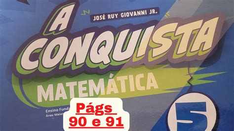 A Conquista Matemática 5 ano págs 90 e 91 Vamos recordar YouTube