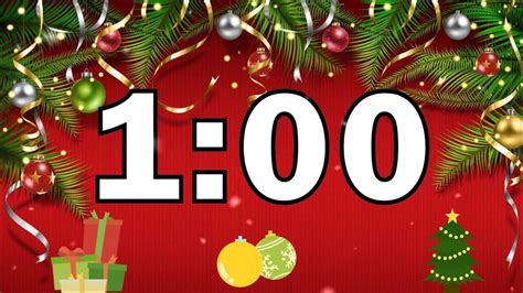 1 Minute Christmas Timer Silent Timer With Voice Chime Timer
