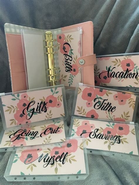 Cash Envelope System Budgeting Binder Organizer Dave Ramsey Etsy