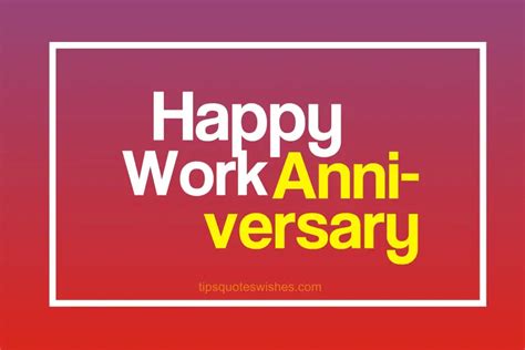 60 Happy Work Anniversary Wishes Messages And Quotes Parade