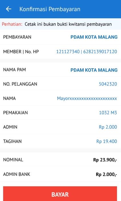 Detail Contoh Nomor Pdam Koleksi Nomer