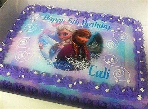 Our Version Of A Frozen Frozen Sheet Cake Frozen Birthday Party