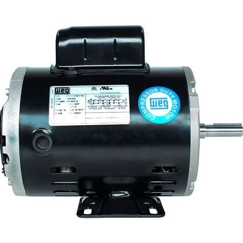Motor Monofásico WEG 1 5 HP 3500 RPM IP21 110 220V Fabriles