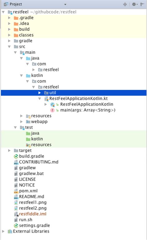 《springboot极简教程》springboot使用kotlin和java混合编程配置工程目录结构让kotlin代码的归kotlin目录，java代码归java目录java代码kotlin