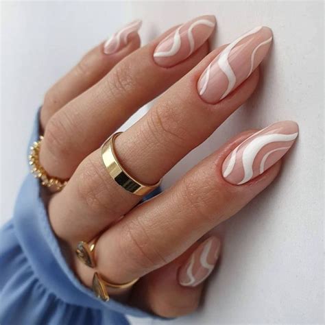 Chic White Swirl Nail Designs For Trendy Nail Art 2024 Best Place To