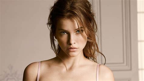 Women Barbara Palvin Brunette Blue Eyes Model Face Wavy Hair