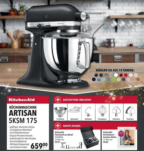 Kitchenaid Küchenmaschine Artisan 5ksm 175 Angebot bei CITTI Markt