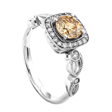 Tcw Diamond Ring Kt White Gold Ring Ct Catawiki