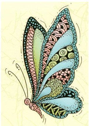 Butterfly Doodle Art Posters Butterfly Mania