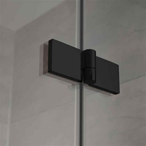 HSK Atelier Plan Pur Drehtür und Nebenteil in Nische ohne Edelglas