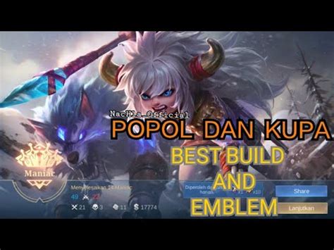 POPOL DAN KUPA BEST BUILD POPOL DAN KUPA TERBARU 2022 Mobile