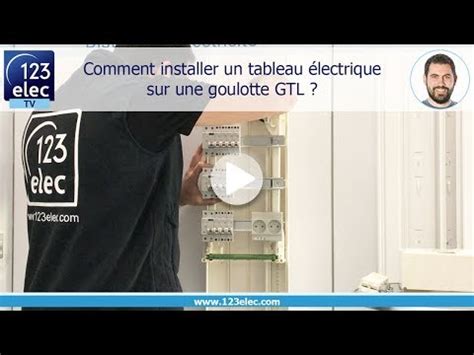 Comment installer un tableau électrique sur une goulotte GTL YouTube