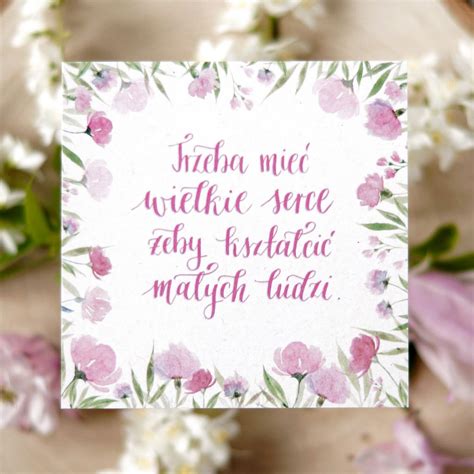 Kartka dla nauczyciela zakończenie roku szkolnego 10762477643 Allegro pl