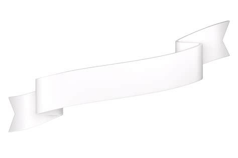 fita de rótulo 3D banner de plástico em branco branco brilhante para