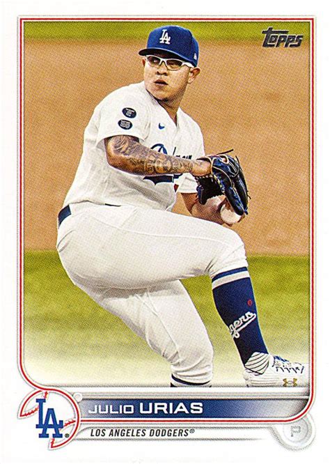 2022 Topps 299 Julio Urias Trading Card Database