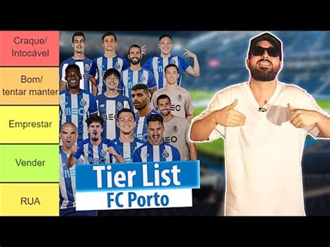 Tier List Do Plantel Do FC Porto 2022 23 YouTube