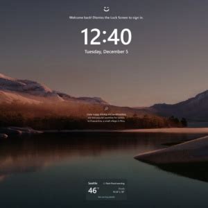 Microsoft Releases Windows 11 Insider Preview Build 23612 With New Lock