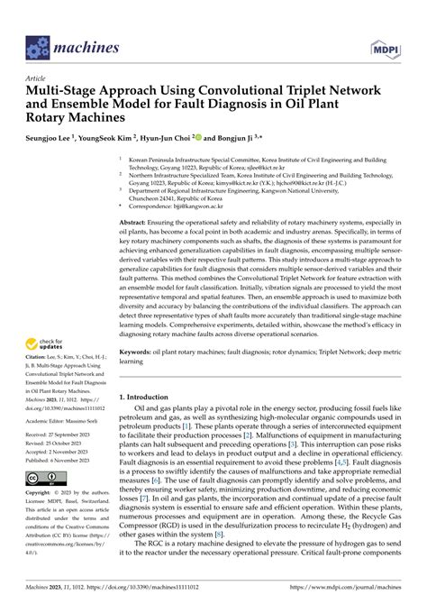 pdf multi stage approach using convolutional triplet network and ensemble model for fault