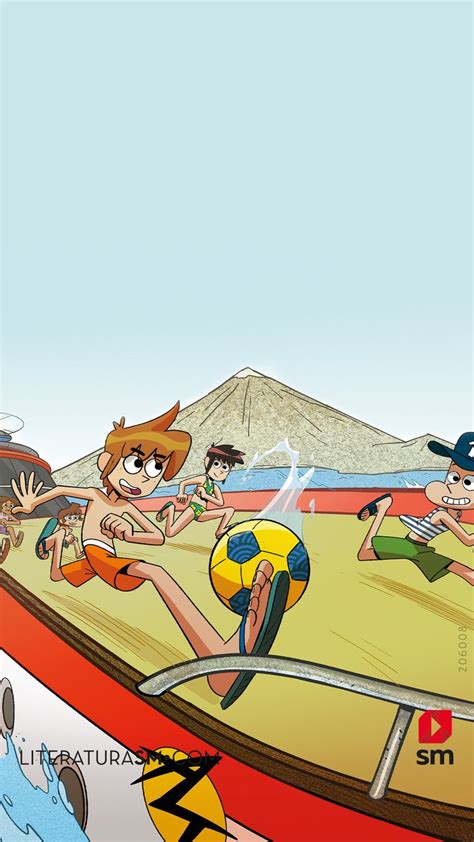 Los Futbolísimos El misterio de la isla del volcán Libros para niños