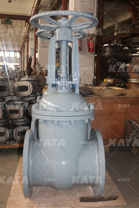 ANSI 150 GOST Rising Stem Cast Steel Flanged Gate Valve With Handwheel