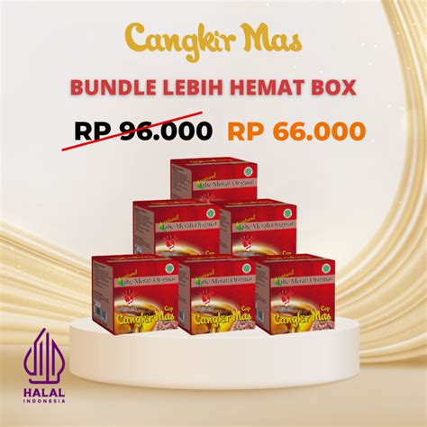 Jual Cangkir Mas Jahe Merah Original Paket Hemat 6 Box Shopee Indonesia