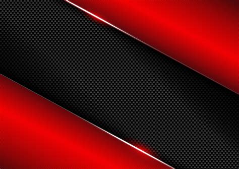 Abstract Black And Red Diagonal On Carbon Fiber Texture And Copy Space