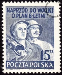 Plan 6 letni 527 Katalog Polskich Znaczków Pocztowych
