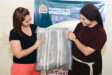 Fundo Social faz doação de cobertores Agência Sorocaba de Notícias