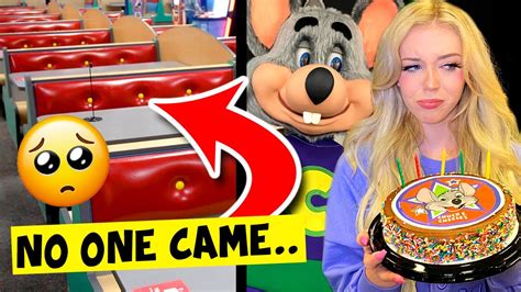 Nobody Came To My Chuck E Cheese Birthday Party Sad YouTube